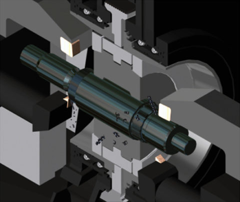Center Drive Turning Process